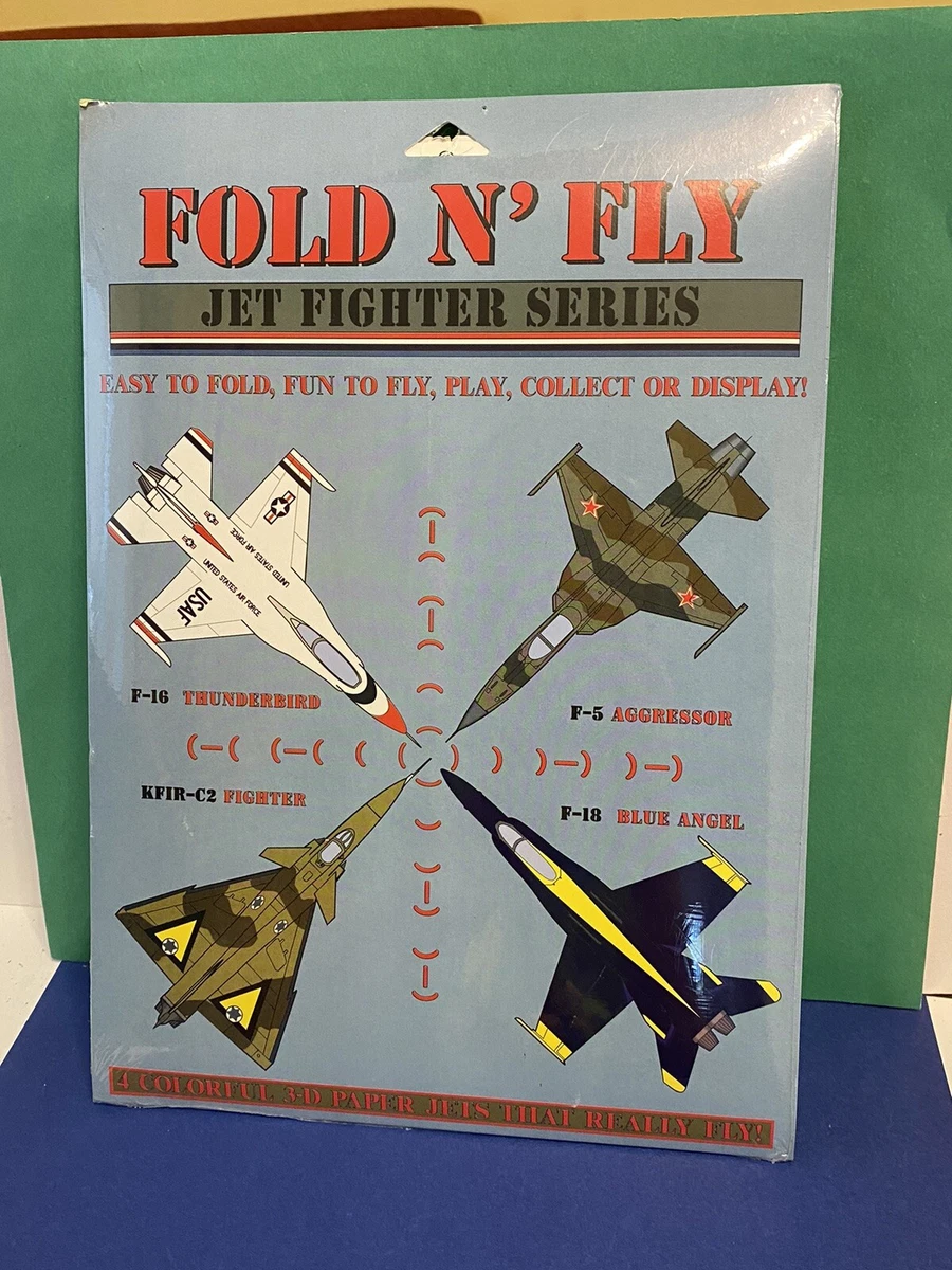 F16 Jet Fighter Paper Plane