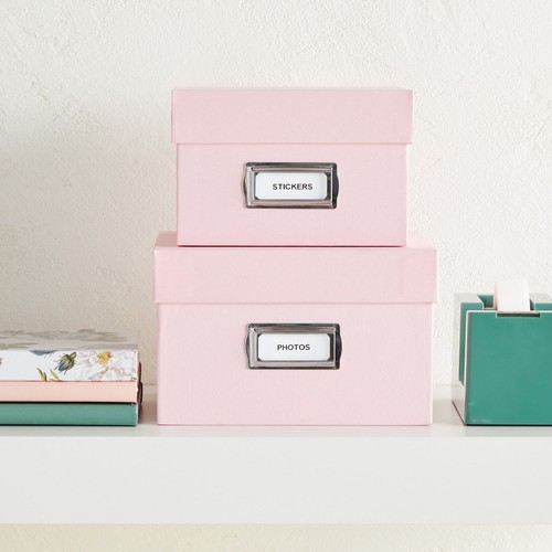 9 Pack Small Self Adhesive Metal Bookplates for Books, Label Holders, 2 ...