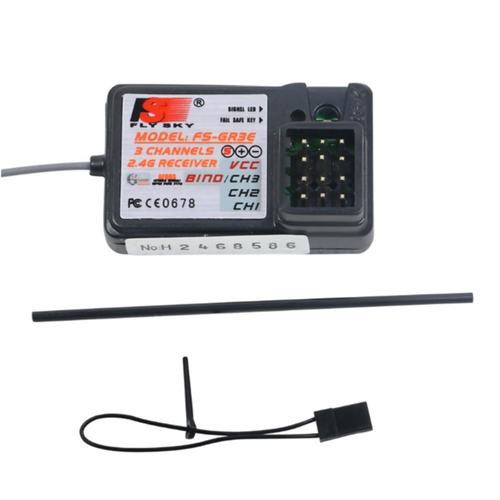 RC Car Boat Upgrade AFHDS FS-GR3E 2.4G 3CH Receiver FS-GT3B For Flysky ...