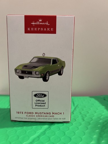 2023 HALLMARK 1973 FORD MUSTANG MACH 1 # 33 CLASSIC CARS KEEPSAKE ...