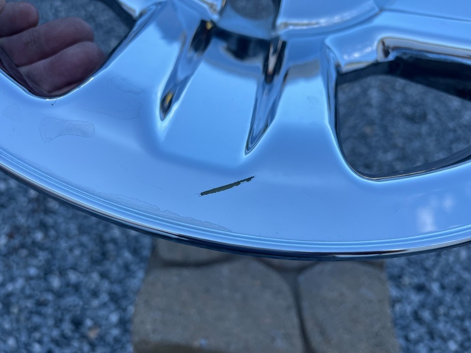 (1) JEEP WRANGLER JK 16" OEM WHEEL SKIN CHROME FINISH 2007-2018 IMP76 ...