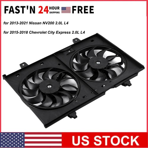 Radiator Cooling Fan Assembly for Nissan NV200 2013-2021 Chevy City ...