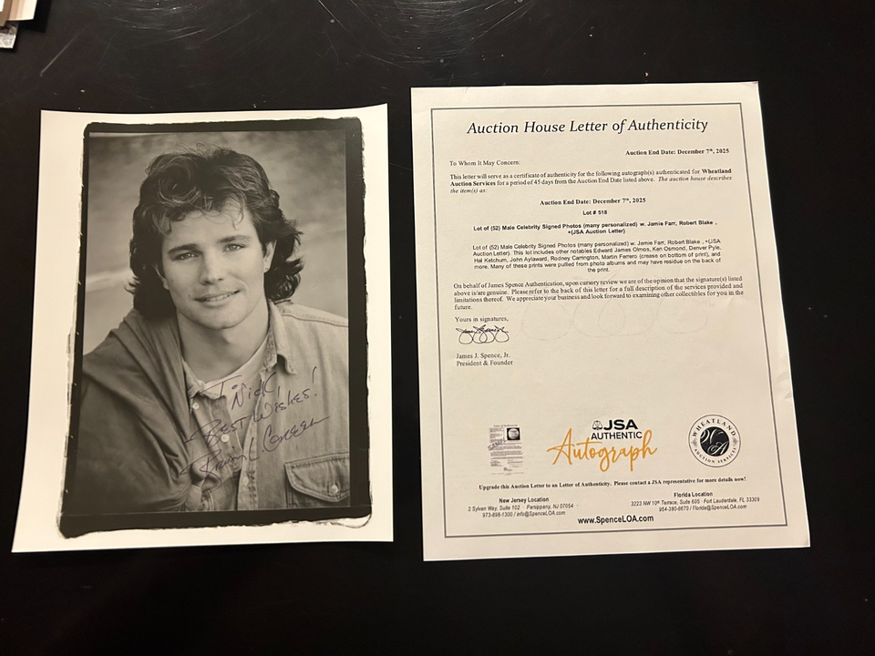 BRIAN LANE GREEN actor signed photo JSA Auction Letter | eBay