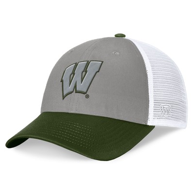 Men's Top of the World Gray/Green Wisconsin Badgers OHT Military ...