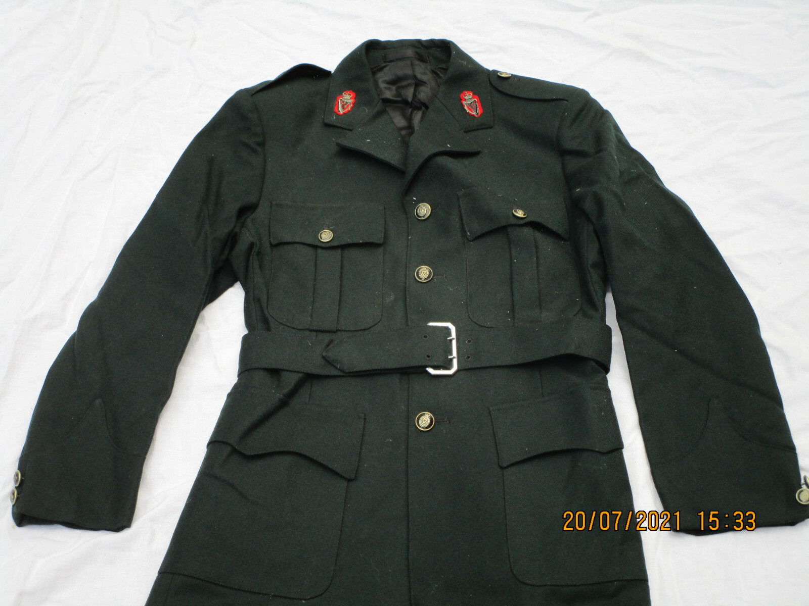Royal Ulster Constabulary Jacket, Vert Foncé, Ruc, Poitrine :3 7, 5 ...