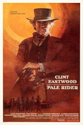 1985 PALE RIDER Vintage Western Movie Poster Print 36x24 STYLE A 9mil ...