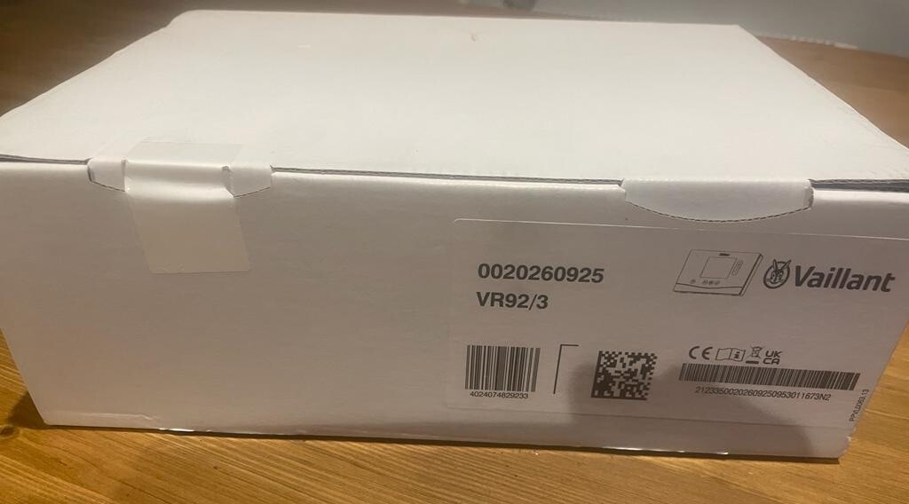 Vaillant VR92 Wired Remote Control 0020260925 for sale online | eBay