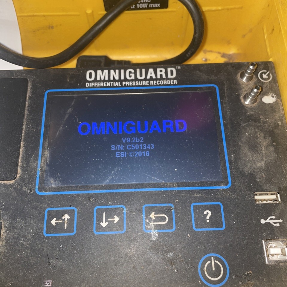 Omniguard 5 Touchscreen Differential Pressure Recorder | eBay