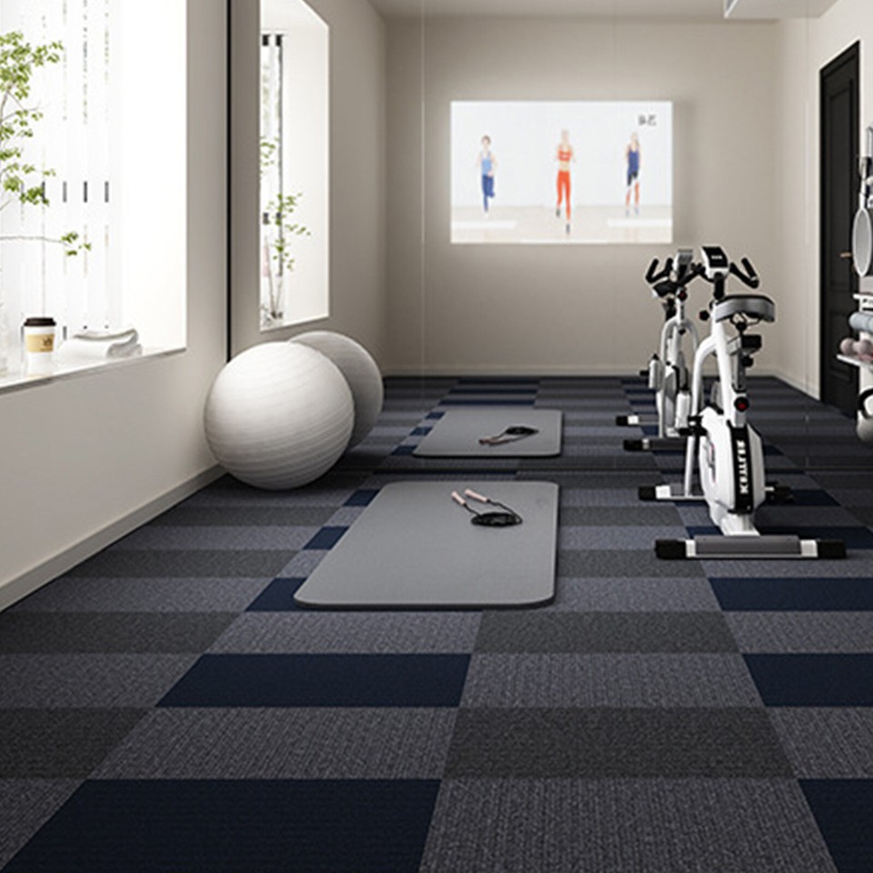 Self Adhesive Area Carpet Tiles Peel Stick Floor Plank Mat Non-Slip ...