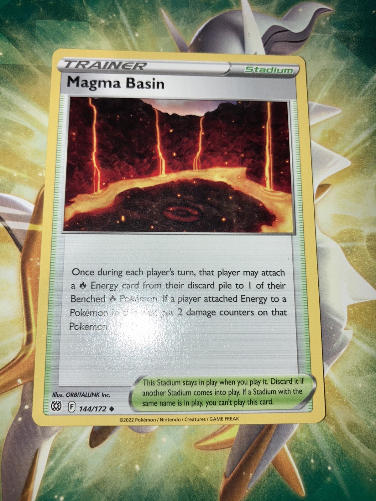 Magma Basin 144/172 Swsh09: Brilliant Stars Regular for sale online | eBay