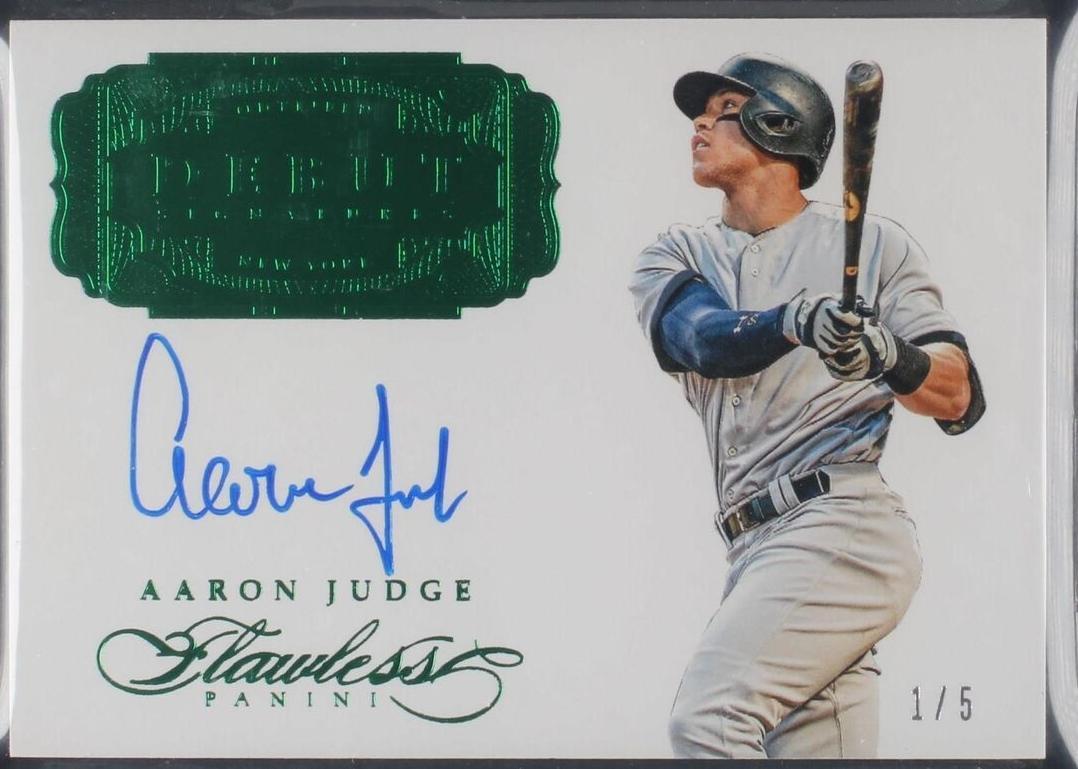 2017 Panini Flawless - Flawless Debut Signatures Aaron Judge #FDS-AJ ...