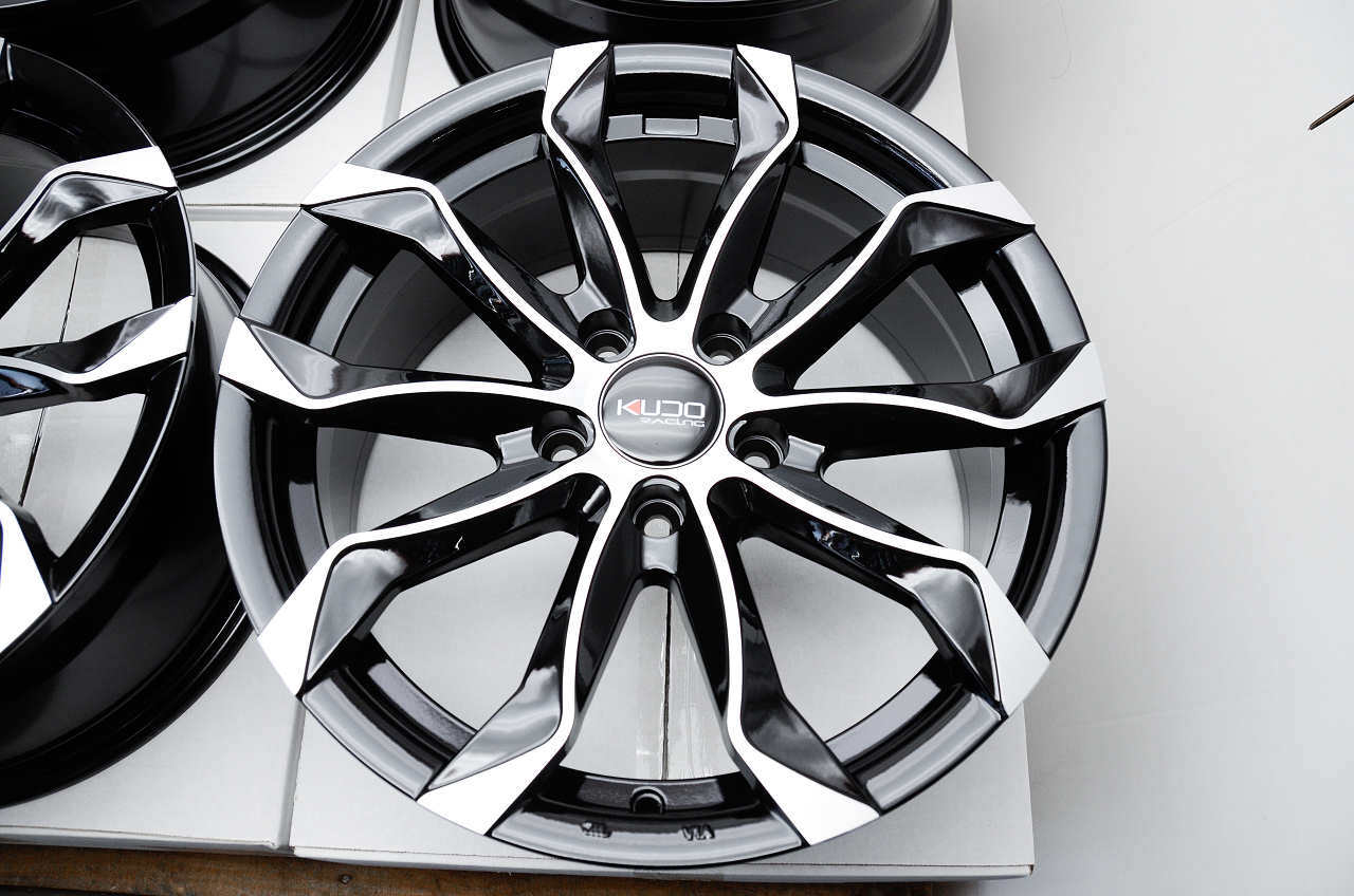 17" 5x114.3 Wheels Black Rims Fit Ford Mustang Honda Accord Civic ...