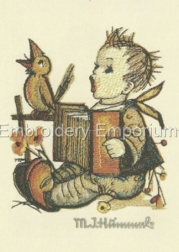 MACHINE EMBROIDERY DESIGNS USB - HUMMEL CELEBRATE SPRING 5X7 CHILDREN ...
