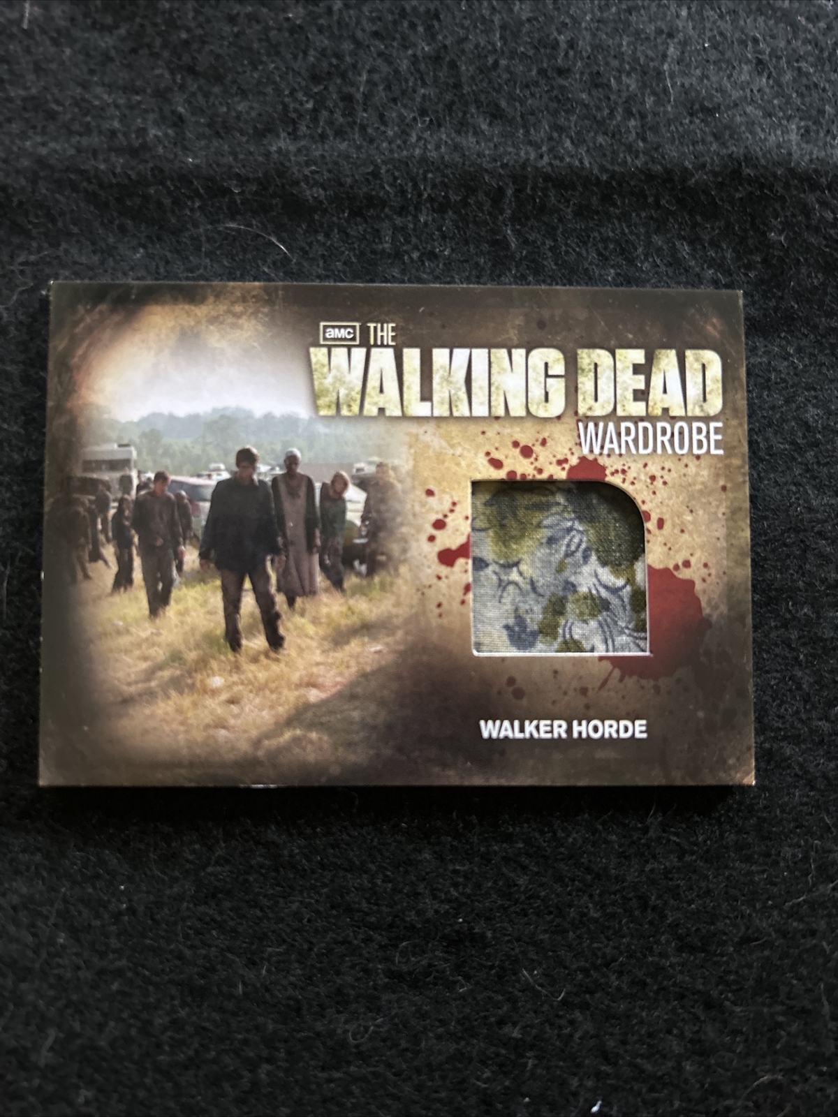 The Walking Dead M28 Costume Relic Card Walker Hoard Season 2 | eBay