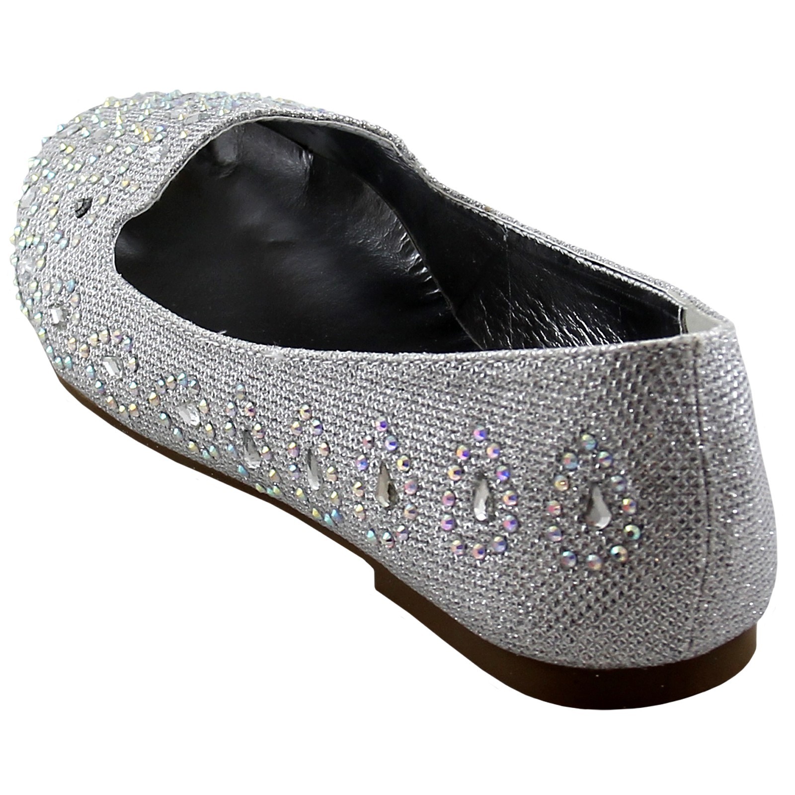 New women's shoes rhinestones ballet flats blink blink wedding prom ...