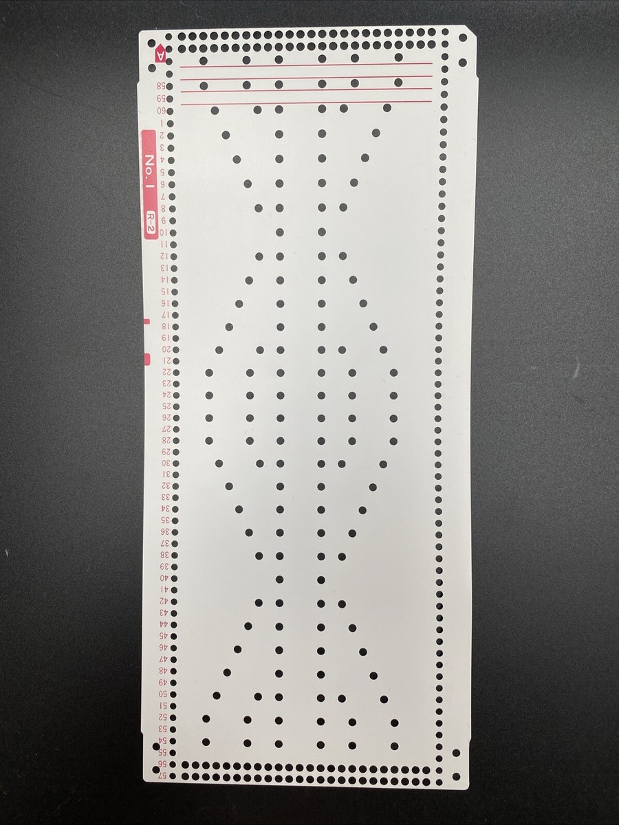 Knitting Machine Punch Card Patterns Fast, Simple Image Host