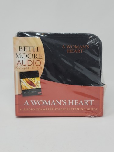 Beth Moore A Woman's Heart 11 Audio CD's & Guide Zippered Case Set ...