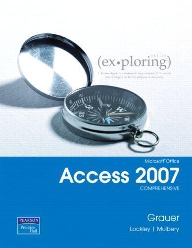 Microsoft Office Access 2007 Comprehensive 9780131567887| eBay