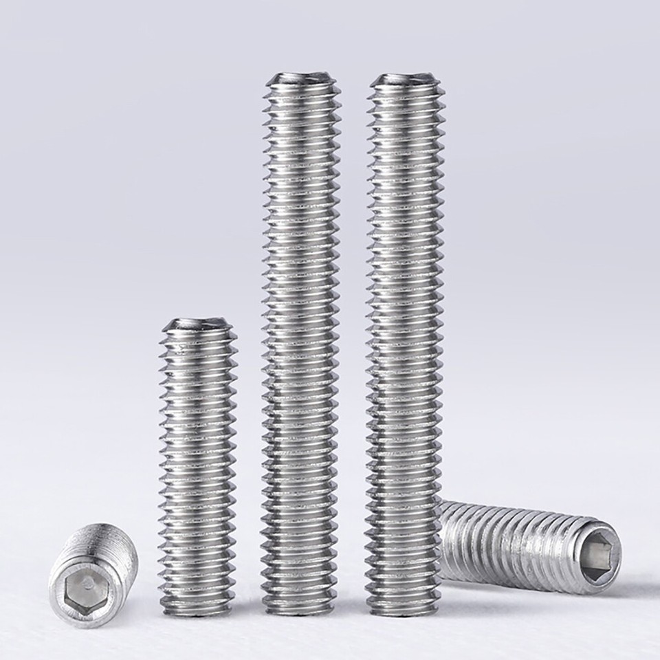 Cup Point Hex Key Socket Allen Set Screws A2 304 Stainless Steel M1.6 ...