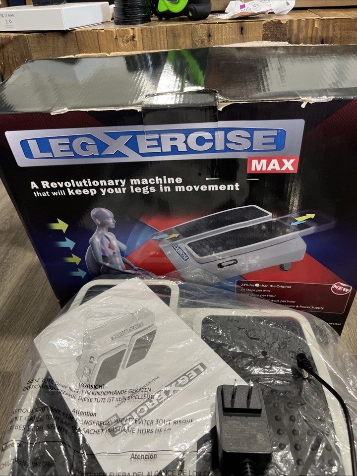 Legxercise Motorized Leg Exercise Mover Machine LEGX-011 w/Power Cord ...