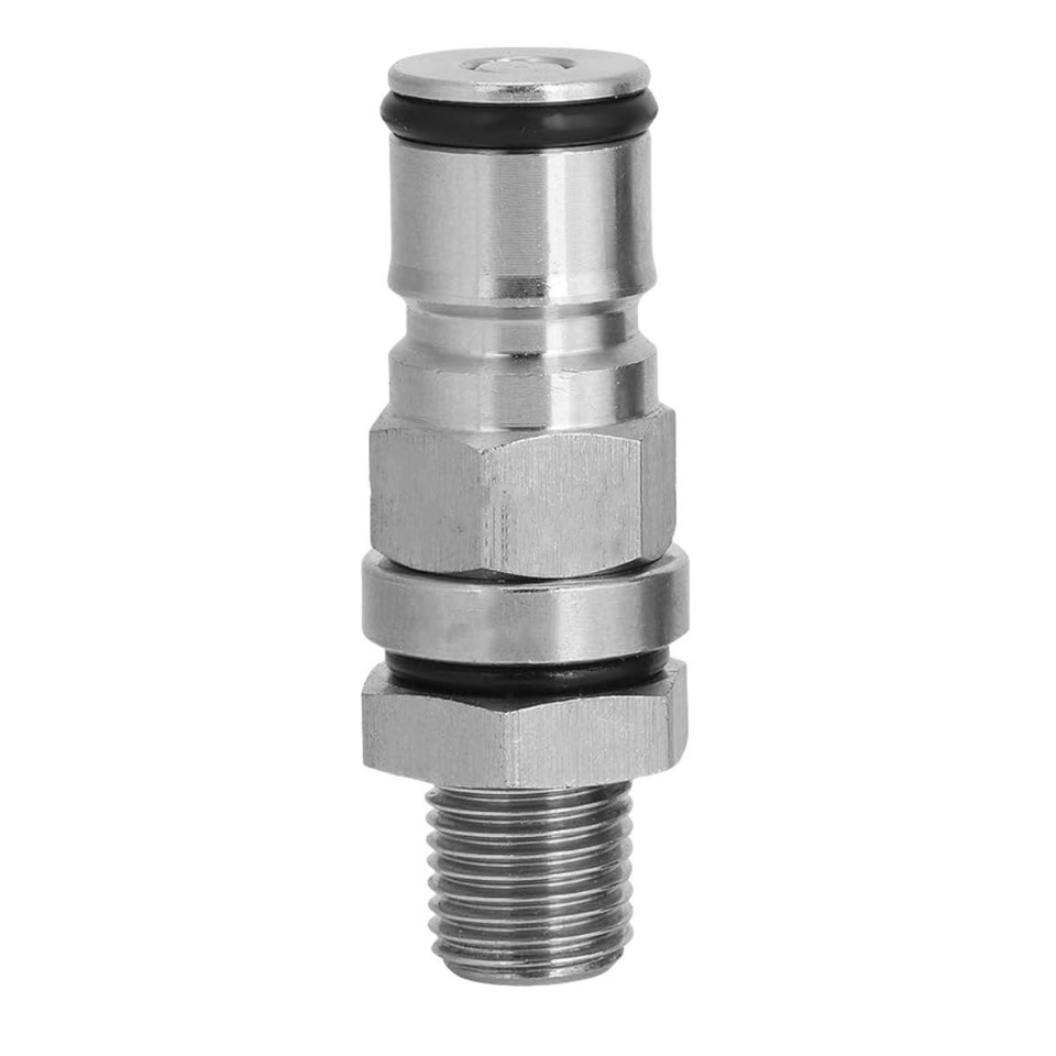 Sleek Silvery Ball Lock Gas Bulkhead Post Liquor Adapter for ...