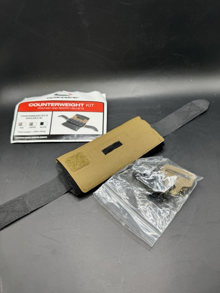 NEW Ops-Core (Fast & Sentry) Helmet Counterweight Kit - Urban Tan NEW ...