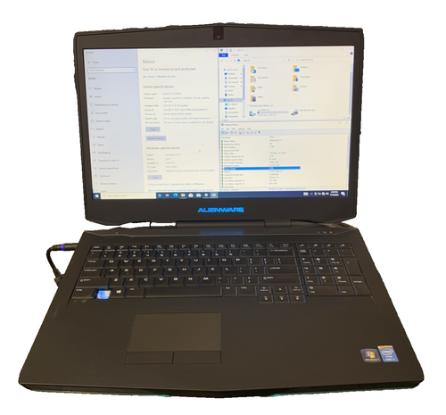 Alienware 17" Laptop Intel i7-4700MQ@2.4GHz, 8GB RAM, GTX 860M, 500GB ...