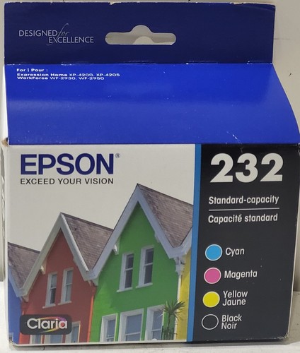 Epson T232 Claria Genuine Ink Standard Capacity Black and Color ...