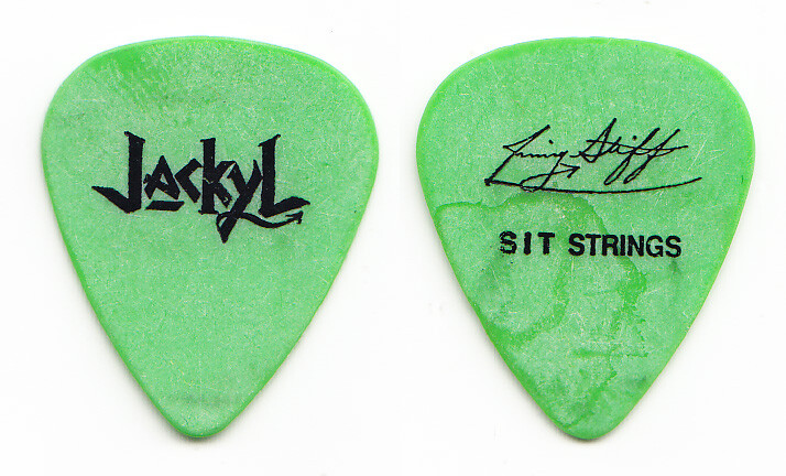 Vintage Jackyl Jimmy Stiff Signature Green Guitar Pick - 1990s Tours | eBay