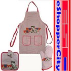 Elvis Presley Kitchen 4 Pcs Set Apron , l Oven Mitt Pot Holder Brand ...