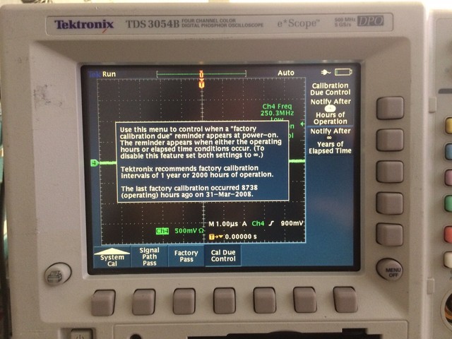 Tektronix TDS3054B 4 Channel 500MHz Digital Phosphor Oscilloscope for ...