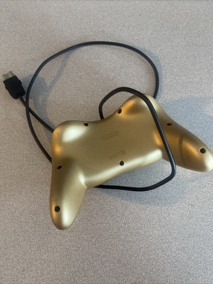 Nintendo Wii Classic Pro Controller Gold (RVL-005) | eBay