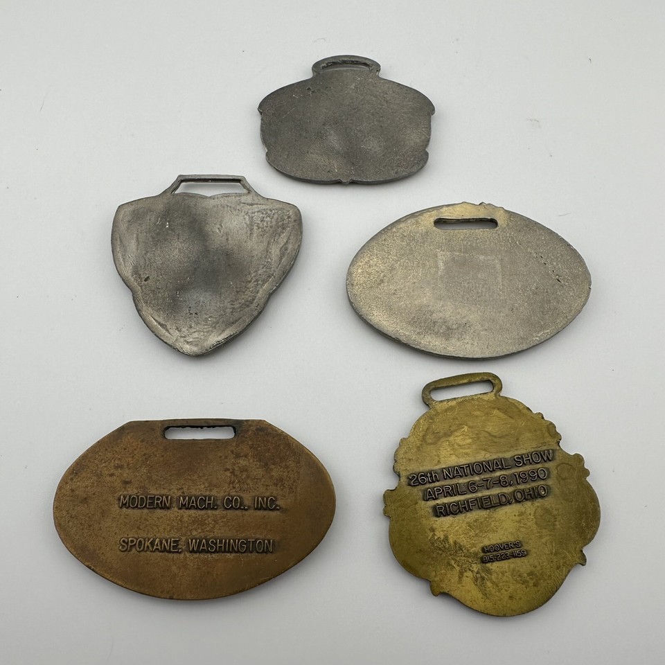 Vintage Lot Of 5 Pocket Watch Fobs Construction & Railroad Fob Lot | eBay