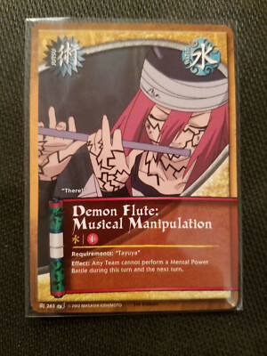 Naruto Demon Flute: Musical Manipulation J-263 BOFD Common 1st Edition ...