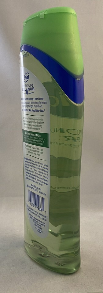 Dial Coconut Water Hydrating Body Wash 16oz | eBay