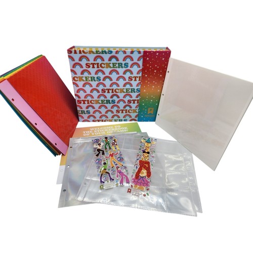 Pipsticks Rainbow Dreams Sticker Keeper, Sticker Sheets, Holo Packs ...