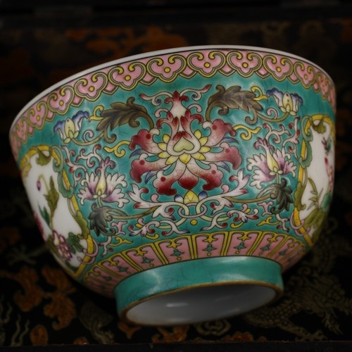 Chinese Antique Qing Dynasty Kangxi Enamel Colors Porcelain Flowers ...