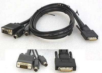 Console Adapter Cable KVM for IBM Netfinity 4000R 09N7177 P/N 09N7176 ...