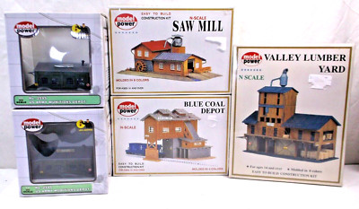 (5) Model Power N scale buildings in original boxes (lot 4915) | eBay