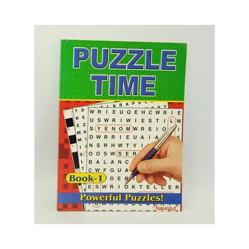 Puzzle Time Book 1 A4 Fun Puzzles Book Activity Books Travel Games ...