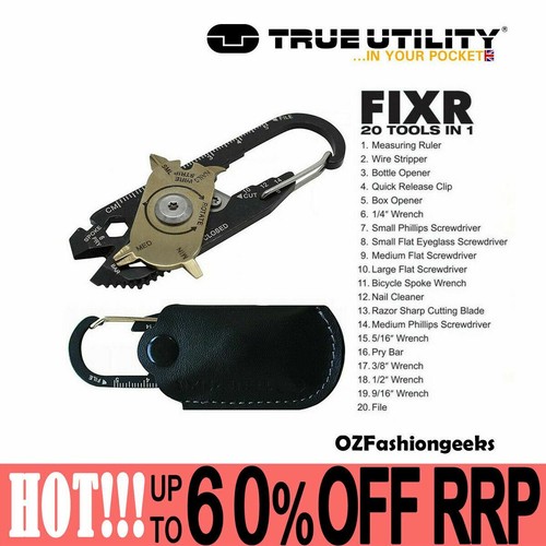 True Utility Fixr 20 Tools in 1 Pocket multi tool 32204 PI | eBay Australia