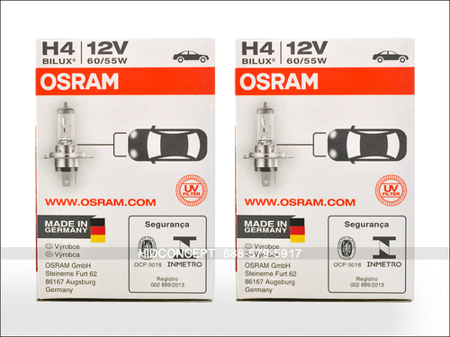Osram 9003 H4 BILUX Original Standard Halogen Headlight Bulbs 64193 ...