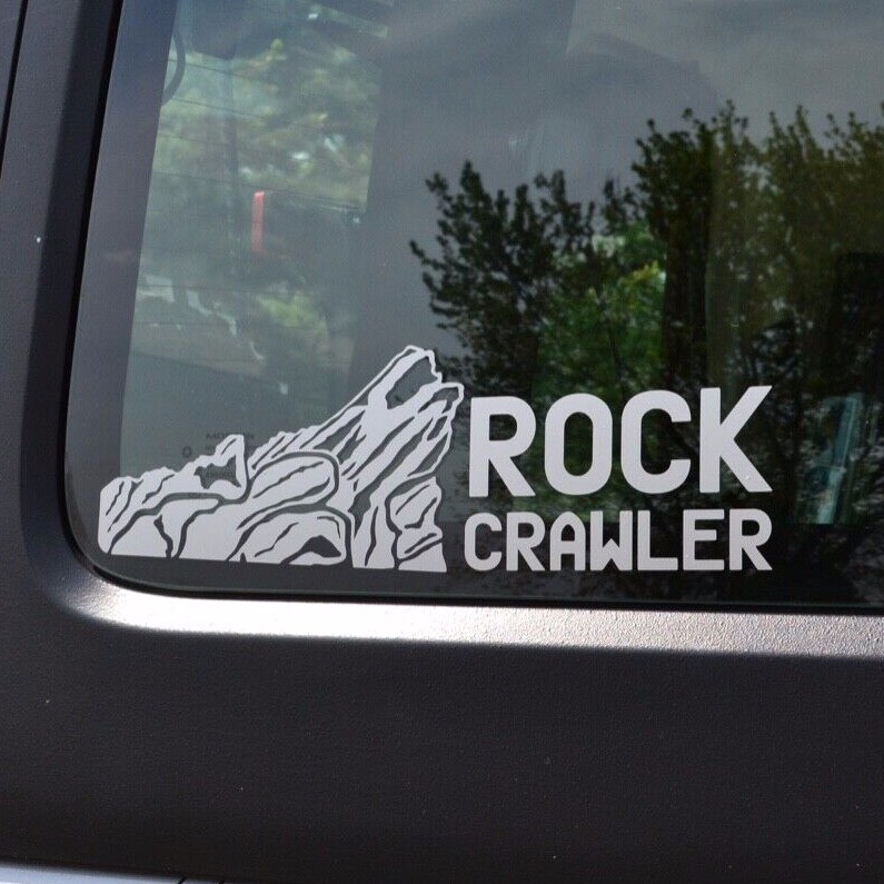 Rock Crawler Decal for Window or Vehicle Body | eBay