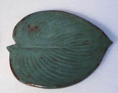 MINNESOTA POTTER ARTIST JON LOER POTTERY STONEWARE LEAF PLATTER | eBay