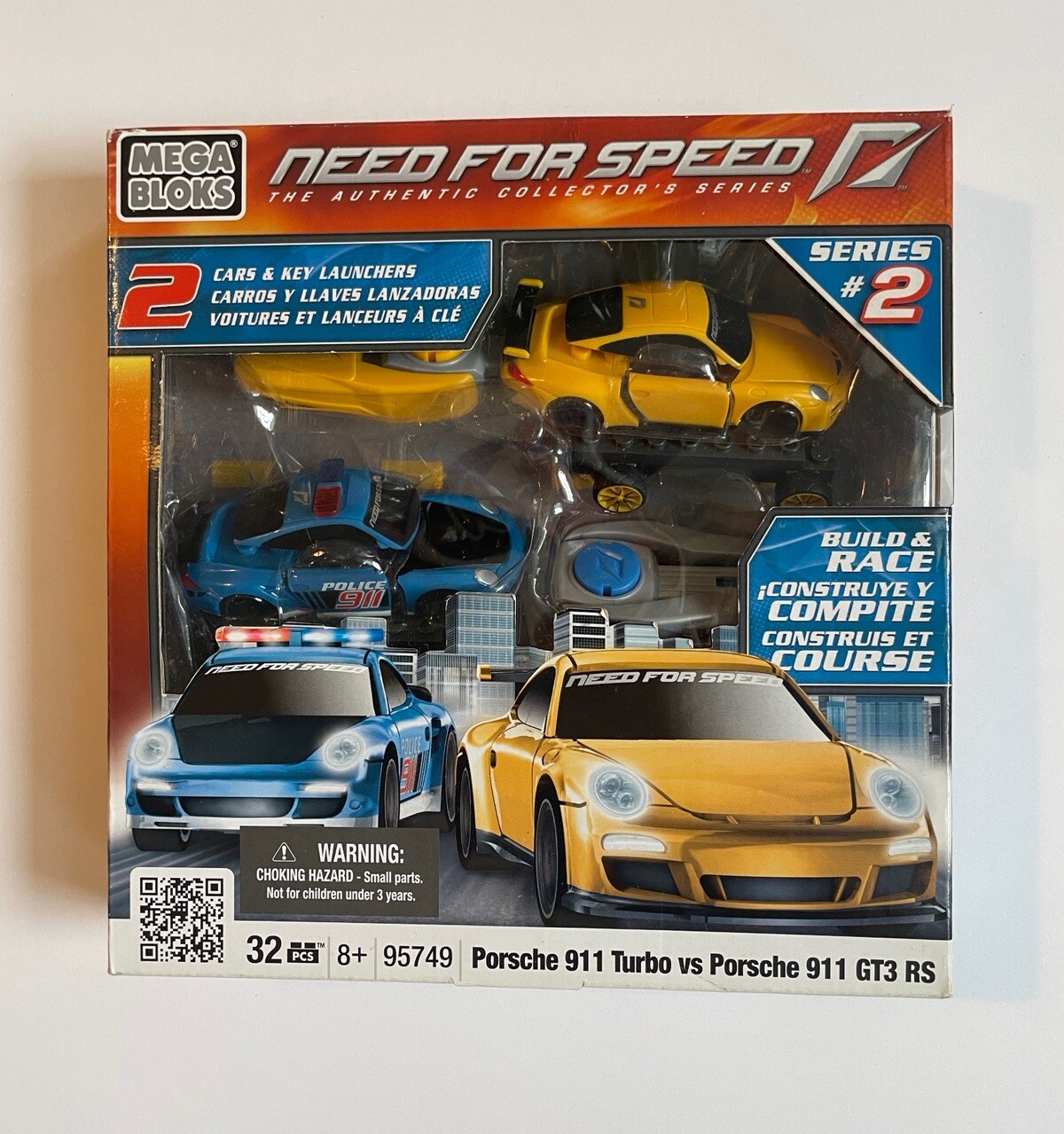 NEED FOR SPEED (Mega Bloks 95749) Porsche 911 Turbo VS Porsche GT3 RS ...