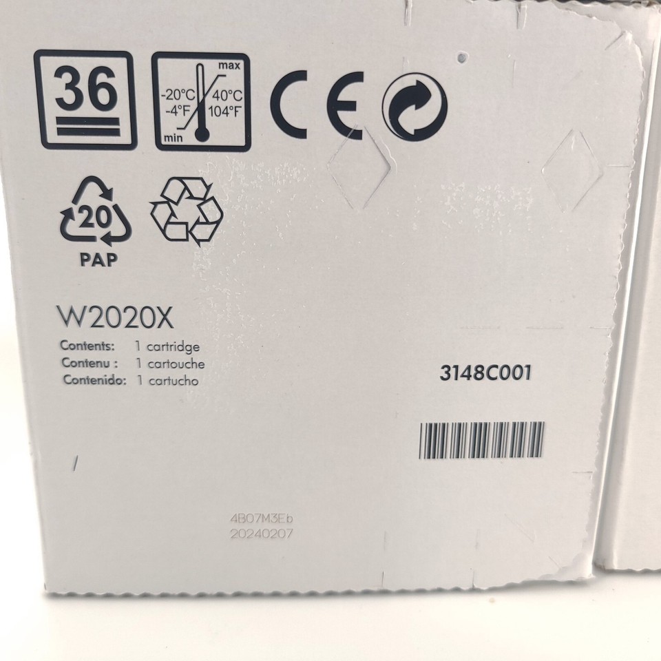 Genuine HP 414x High Yield Black HP 414a Cyan Yellow Magenta Color ...