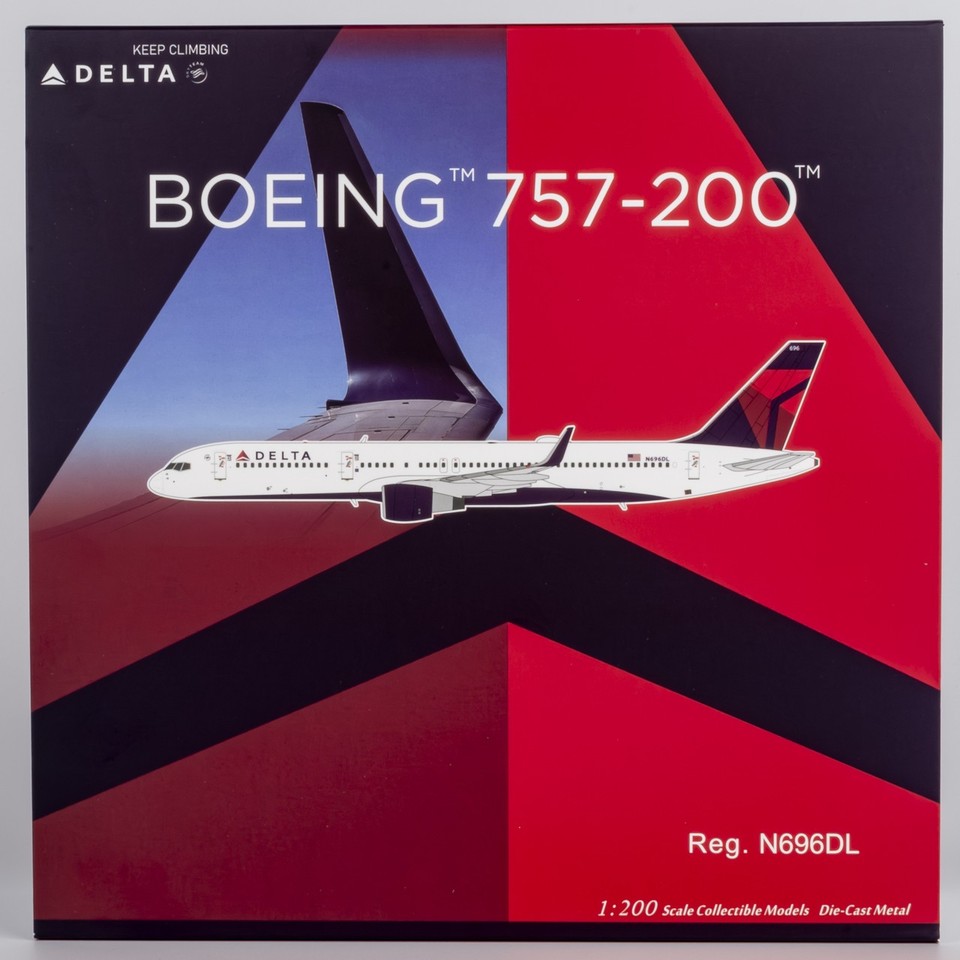 1:200 NGmodels Delta Air Lines B757-200 Passenger Airplane Diecast ...