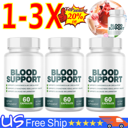 Healthy Flow Blood Support, Cardiovascular Circulation - 60 Capsules | eBay