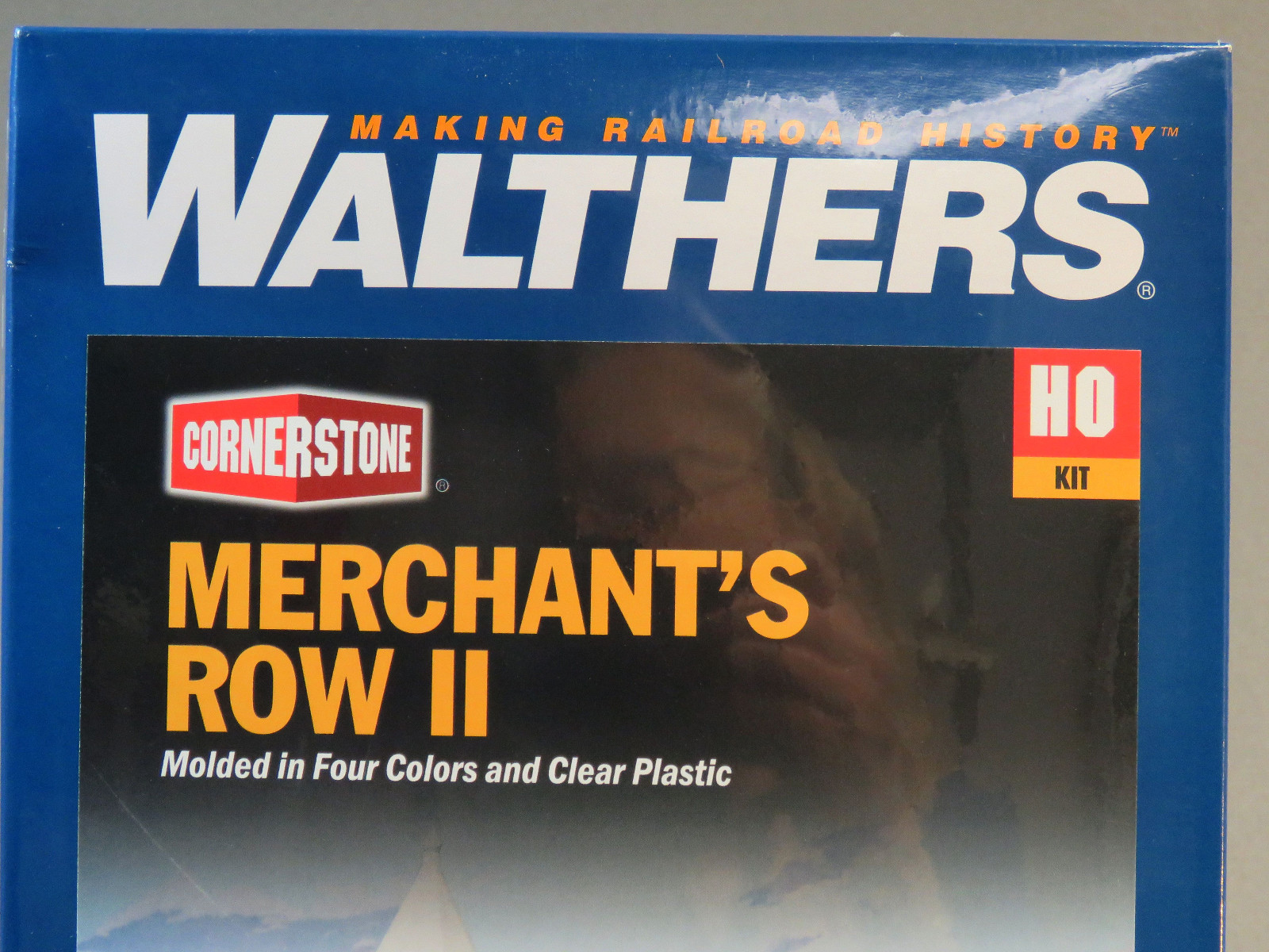 WALTHERS CORNERSTONE HO SCALE MERCHANT ROW II STORES BUILDING KIT W933 ...