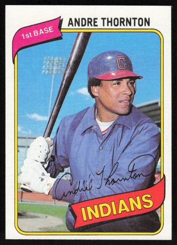 1980 Topps Andre Thornton Cleveland Indians #534 | eBay